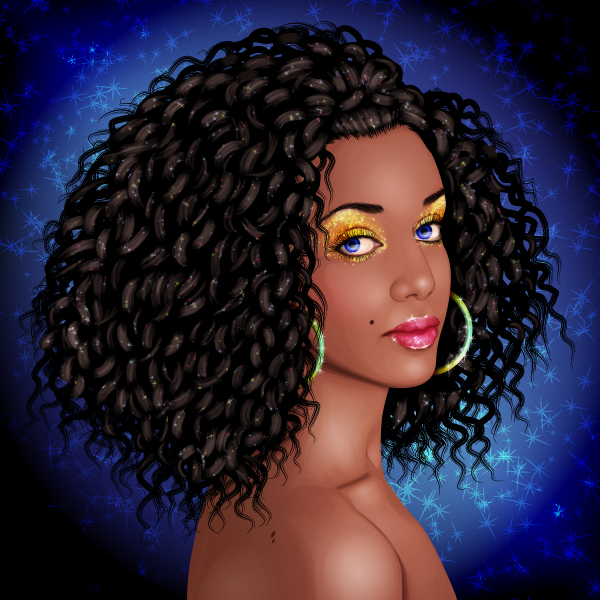 Create a Sparkling, Glitter Portrait From Stock in Adobe Illustrator ...