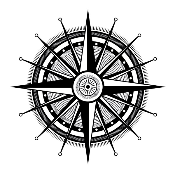 How To Create an Ornate Compass Rose in Illustrator - iDevie