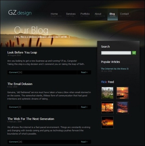 40+ Blog Web Design Examples - iDevie
