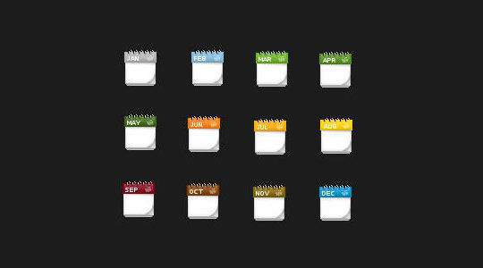 45 Stunning Calendar Icon Sets For Free Download - iDevie