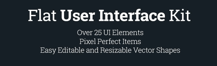 Freebie: Flat User Interface Kit (Vector PSD) - iDevie Freebie: Flat User Interface Kit (Vector PSD) - iDevie