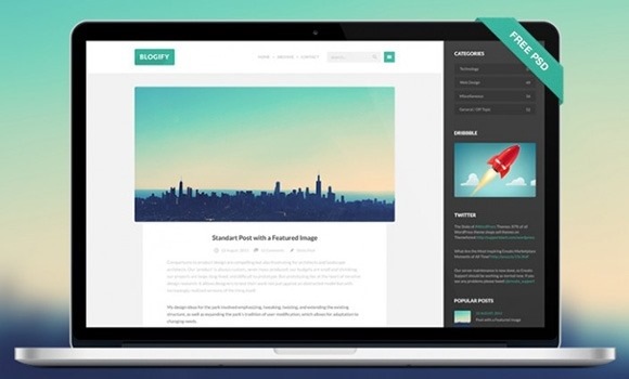 The Top 50 Free Web PSD Templates for 2014 - iDevie