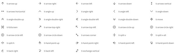 Free Download : Themify Icons 320+ Pixel-perfect Icons for Web and Apps ...