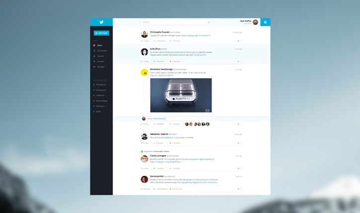 23 Interesting Twitter Redesign Concepts - iDevie