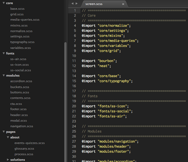 5 Useful Methods On How To Organize Sass Files For Large Projects Idevie