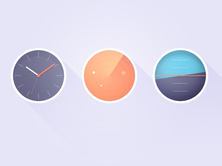 22 Circular Icon Designs for Websites and User Interfaces - iDevie