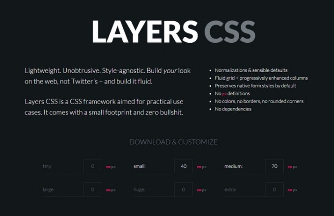 Lightweight, Unobtrusive, Style-agnostic Layers CSS - iDevie