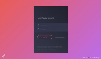 20 Interesting CSS Login Form Designs - iDevie