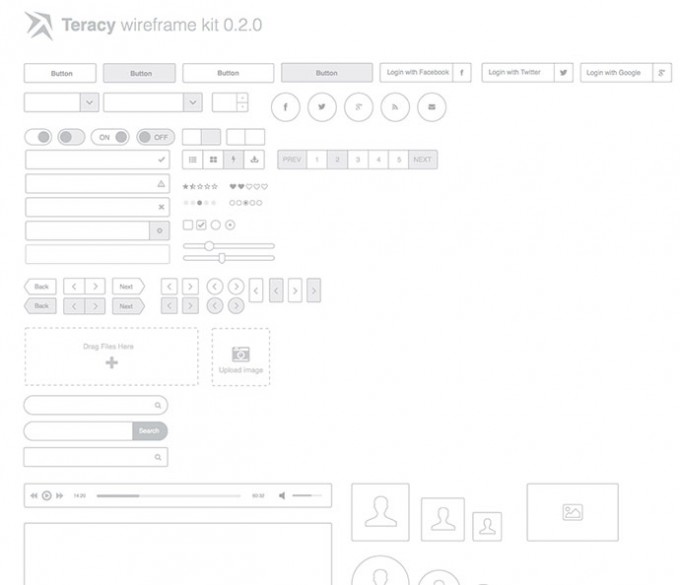 20 Templates For Creating High-Fidelity Wireframes - iDevie