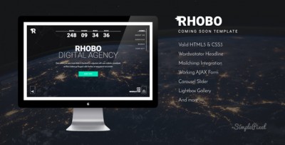 Freebie of the Week: Rhobo - Creative Coming Soon Template (Under ...