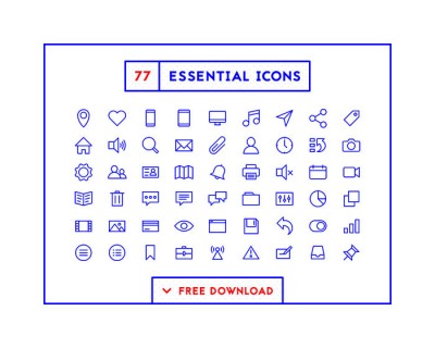 29 Of The Best Minimalist Icons For Web Design Projects - iDevie