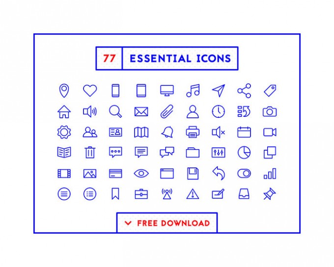 29 Of The Best Minimalist Icons For Web Design Projects - iDevie