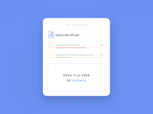 File Upload UI Inspiration - iDevie