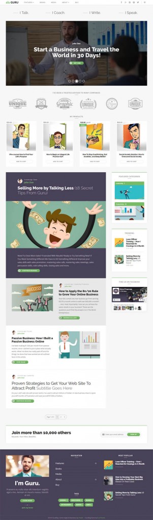 23 Modern Responsive HTML5 WordPress Themes - iDevie