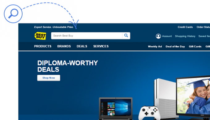 How to Optimize the Design and Location of the Search Bar - iDevie