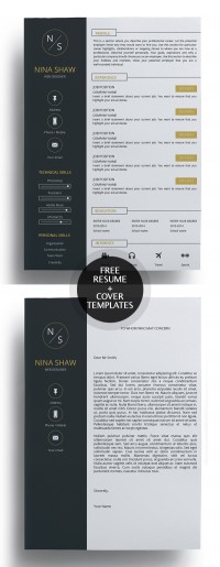 20 Free Simple Clean Resume Templates - iDevie