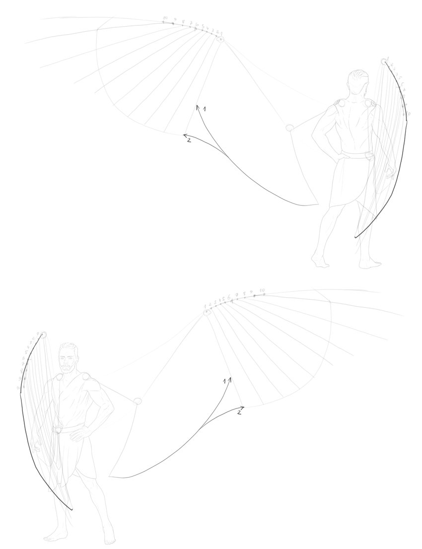 How to Draw Angel Wings - iDevie