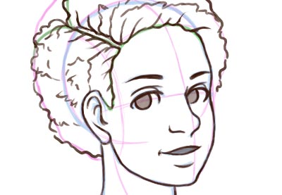 How to Draw Natural, Textured, Afro Hairstyles (Afros, Locs, Braids ...