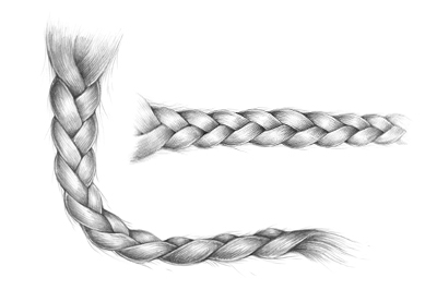 How to Draw Natural, Textured, Afro Hairstyles (Afros, Locs, Braids ...