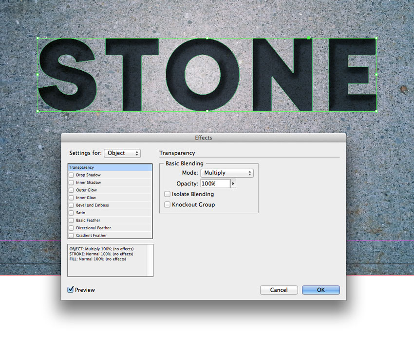 How to Create an Engraved Stone Text Effect in Adobe InDesign - iDevie