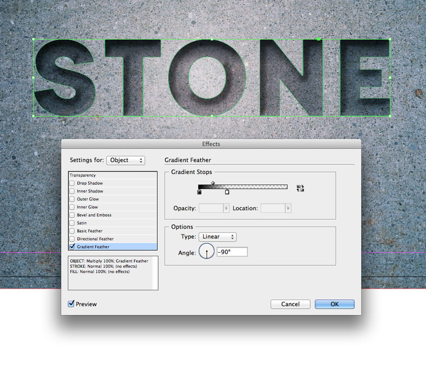 How to Create an Engraved Stone Text Effect in Adobe InDesign - iDevie