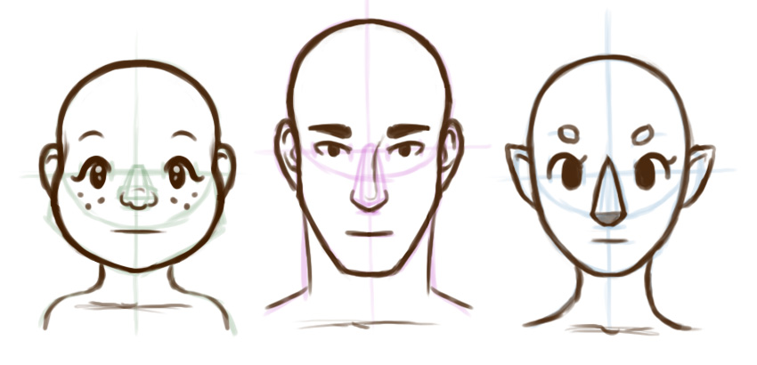 How to Draw a Cartoon Nose - iDevie