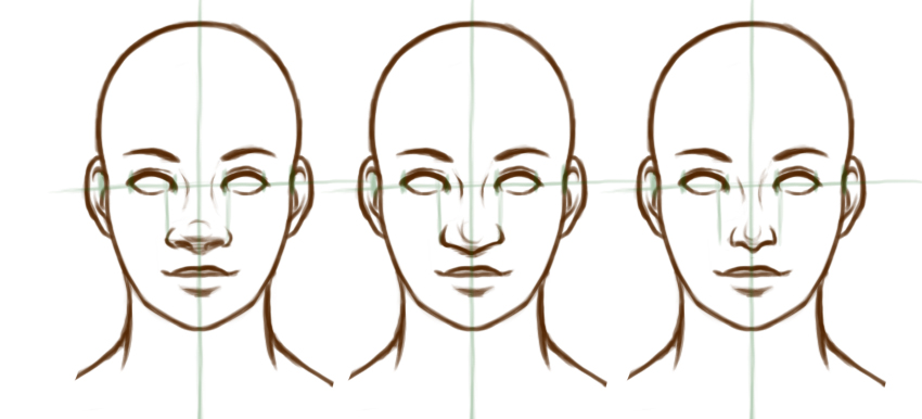 How to Draw a Cartoon Nose - iDevie