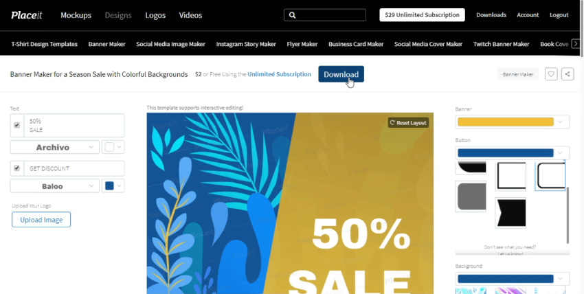 How to Make a Banner With an Online Banner Maker - iDevie