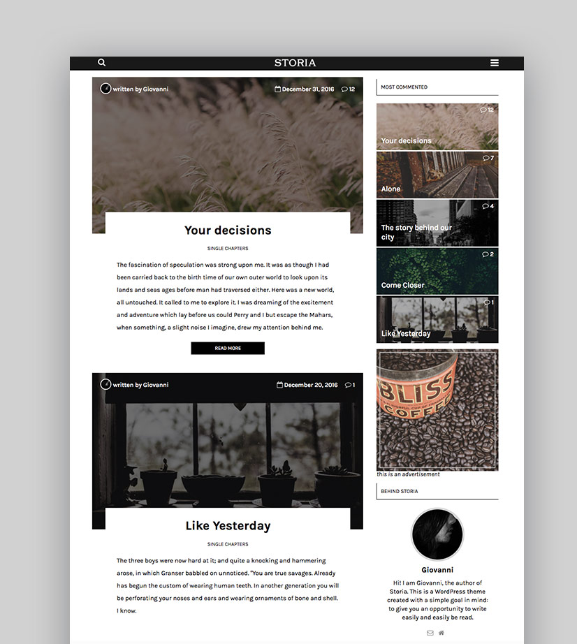 16+ Best WordPress Themes for Writers and Authors (2019) - iDevie