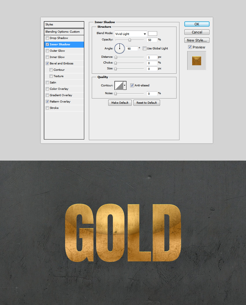 How to Create a 3D Gold Text Effect With Photoshop Layer Styles - iDevie