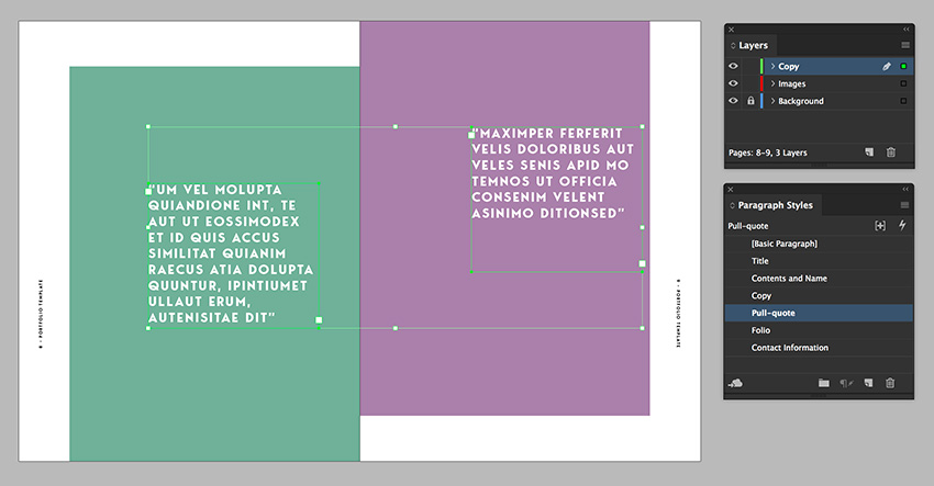 How to Make Stylish Layouts for a Portfolio Template in InDesign - iDevie