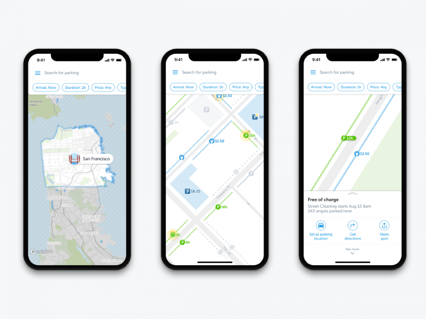 Designing towards live parking map — a UX case study - iDevie