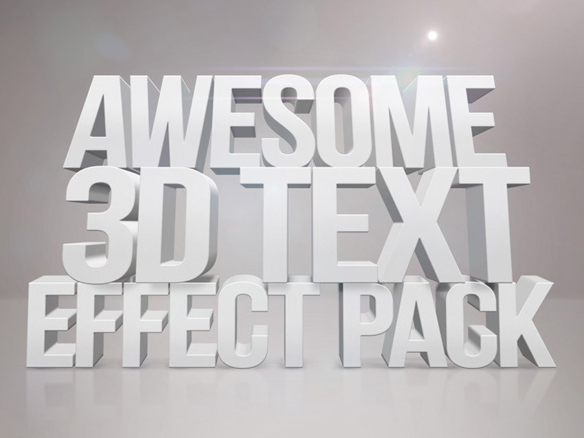 50 Amazing 3D Text Tutorials for Photoshop and Illustrator (Beginner to ...