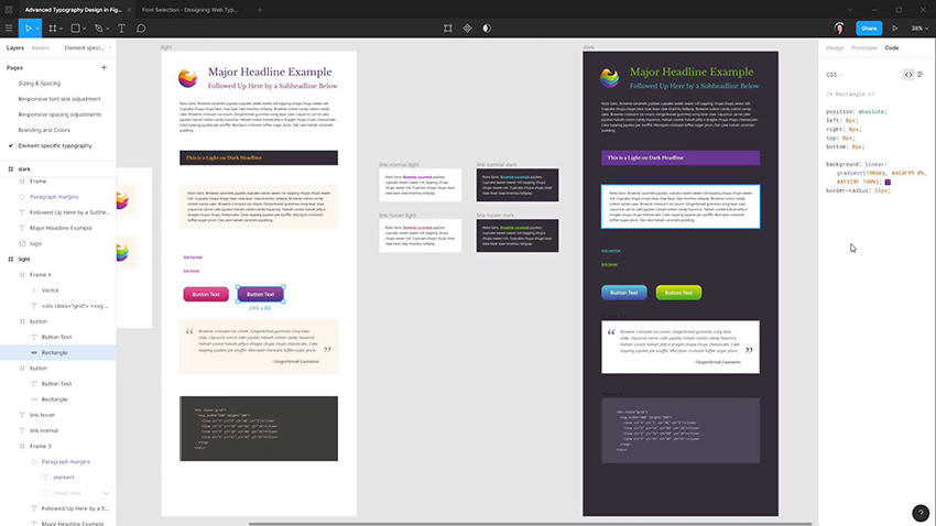 Advanced Typography Design in Figma - iDevie