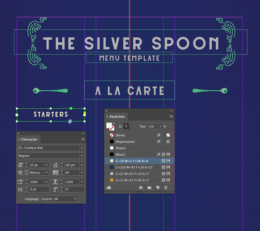 How to Make a Fancy Menu Template - iDevie