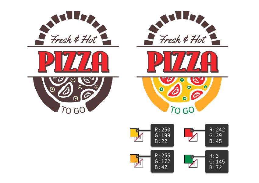 How To Create A Pizza Logo And Pizza Box Design Idevie