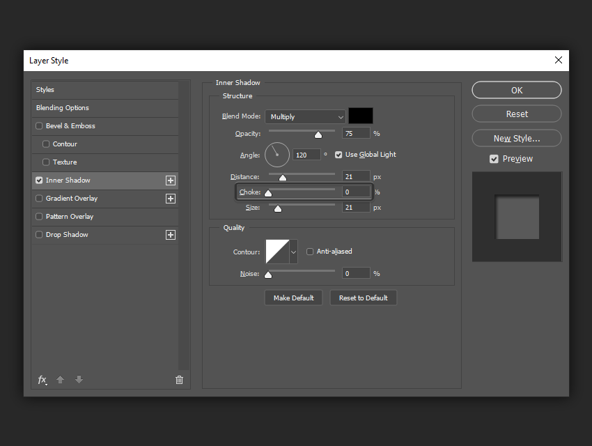 Understanding Inner Shadows in Photoshop - iDevie