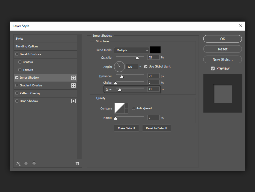 Understanding Inner Shadows in Photoshop - iDevie