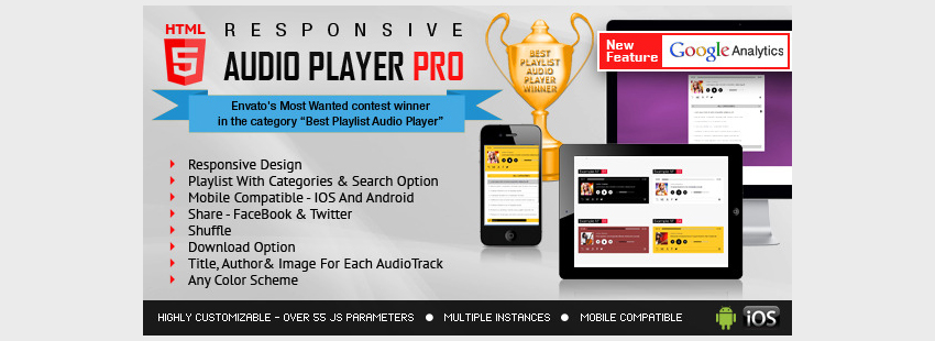 20 Best HTML5 Audio Players - iDevie