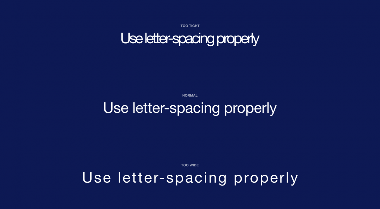 The Designer’s Guide to Letter-Spacing - iDevie