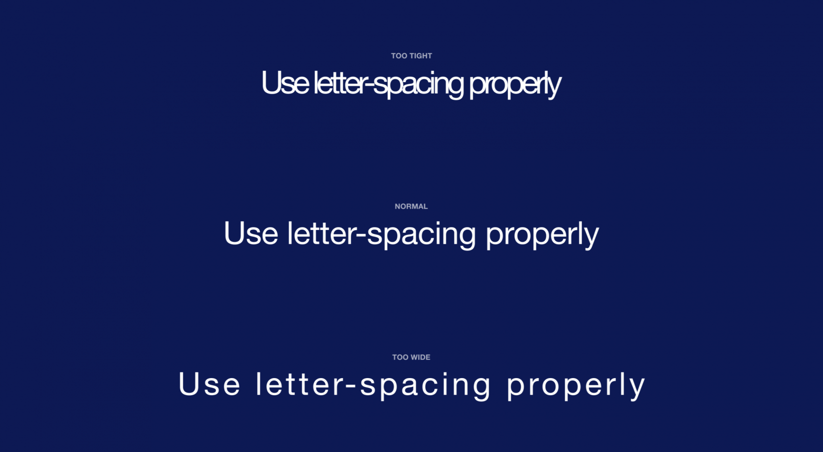 The Designer’s Guide to Letter-Spacing - iDevie