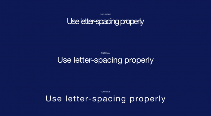 The Designer’s Guide to Letter-Spacing - iDevie