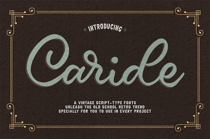 44 Best Vintage Script Fonts (Retro Calligraphy and Cursive Styles to ...