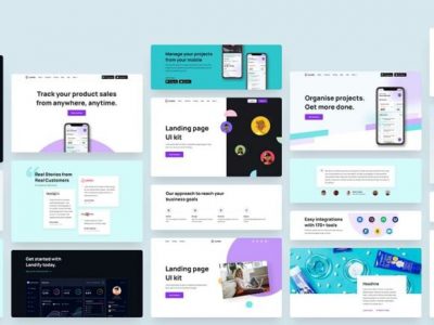 Landify: Landing page UI Kit for Figma - iDevie