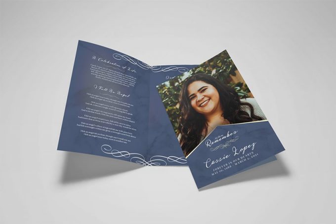 How to Make a Funeral Program - iDevie
